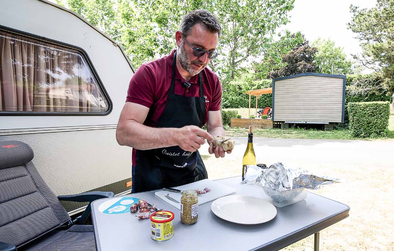 L'andouillette beaujolaise en papillotes au barbecue du chef Steph ...